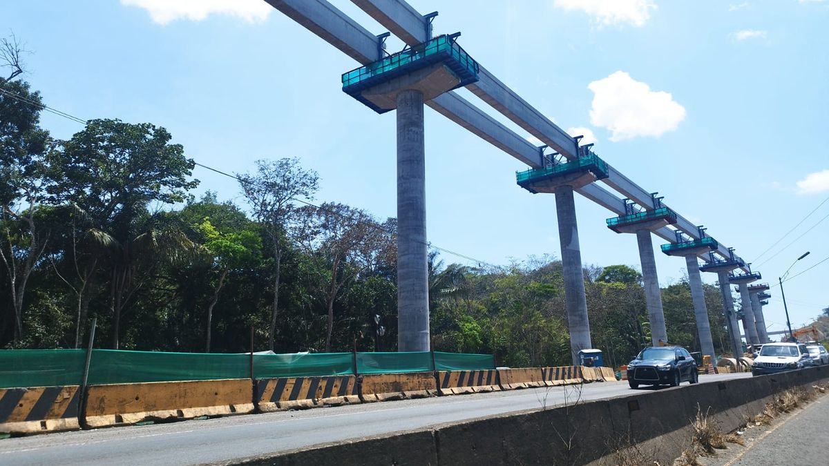 Metro de Panamá anuncia cierres en la Panamericana por montaje de vigas