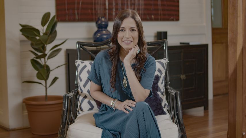 Melisa Velarde empezó en la televisión limpiando