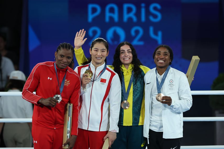 Atheyna Bylon gana medalla de plata en el boxeo de los Juegos Olímpicos ...