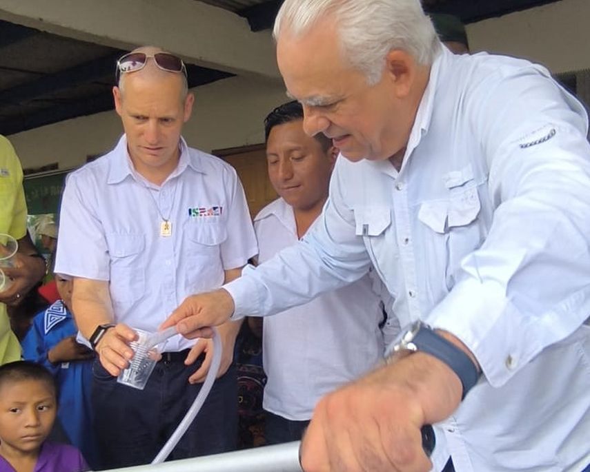 Israel dona planta de agua potable para comunidades en Comarca Madugandí