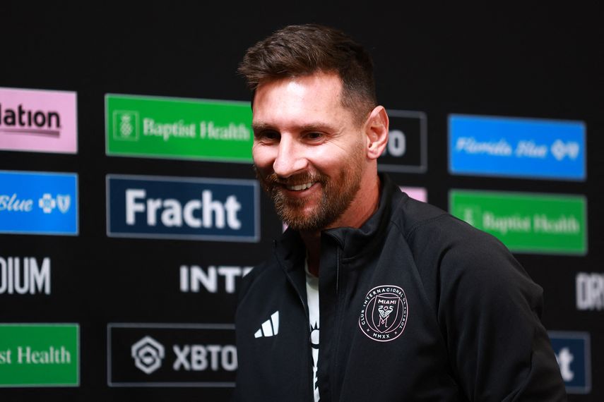 Lionel Messi muy feliz en el Inter Miami antes de final