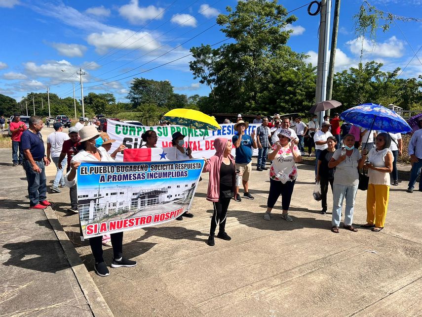 Chiriquí: Intensifican protestas por hospital de Bugaba