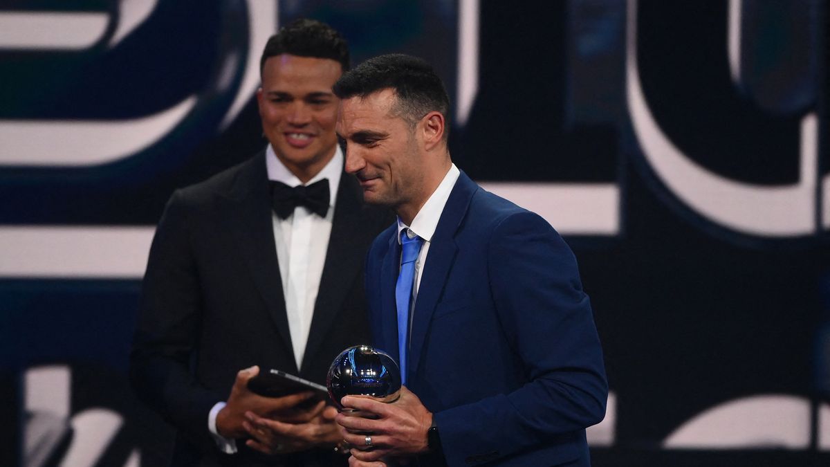DT argentino Lionel Scaloni gana el premio The Best DT argentino Lionel Scaloni gana el premio The Best