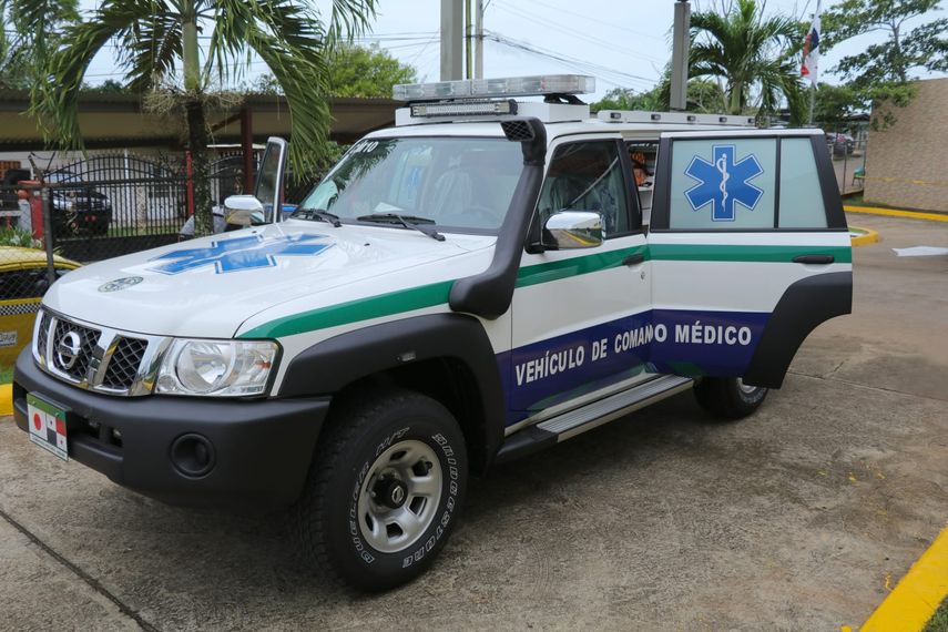 Minsa en Panamá Oeste recibe vehículo de comando médico donado por Japón