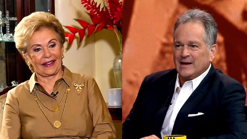 Mireya Moscoso y Navarro discuten temas de interés del país