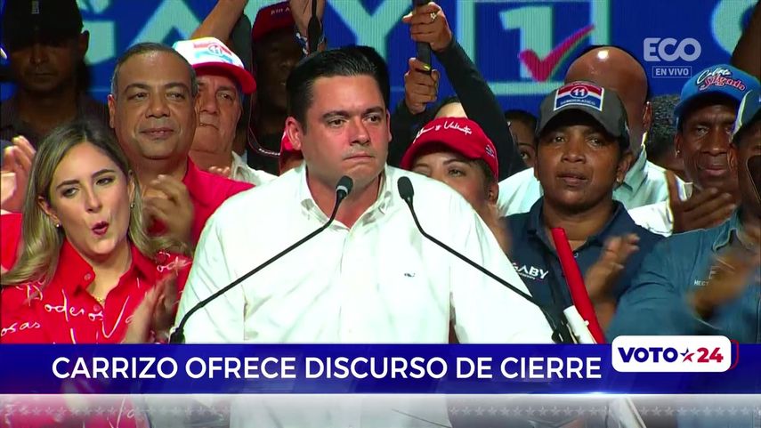 José Gabriel Carrizo promete ganar contundentemente en cierre de campaña