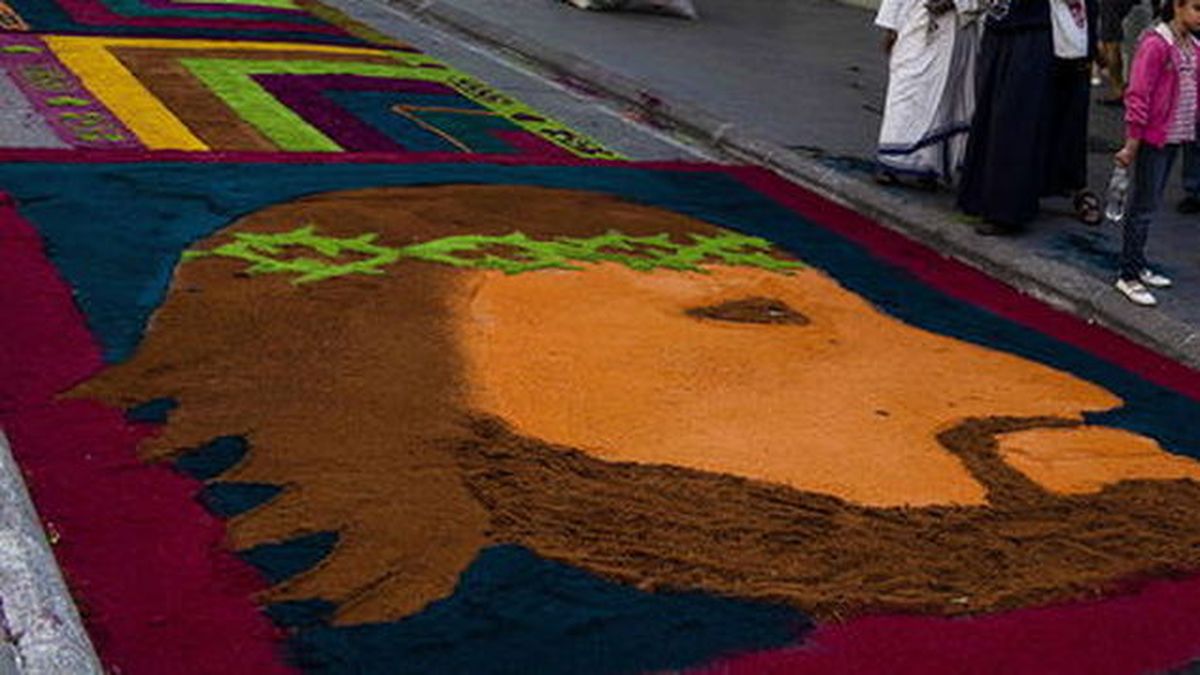 Alfombras de Aserrín hondureñas decorarán Casco Antiguo en Semana Santa