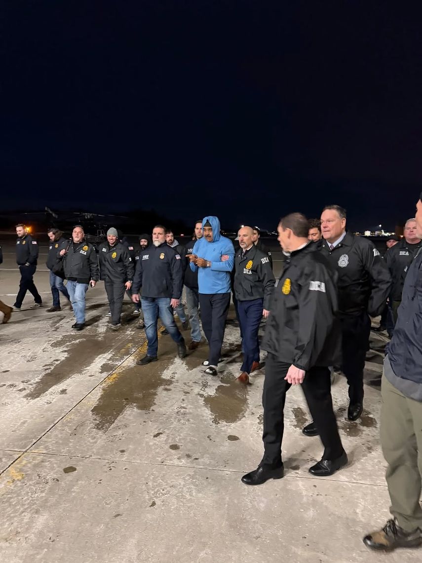 Maduro y su insólito mensaje en la DEA: Good Night. Happy New Year