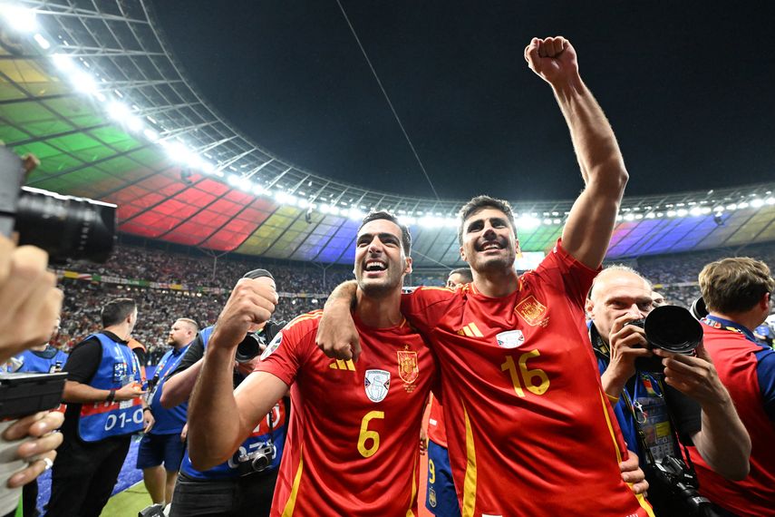 España gana 2-1 a Inglaterra y se proclama campeona de la Eurocopa-2024