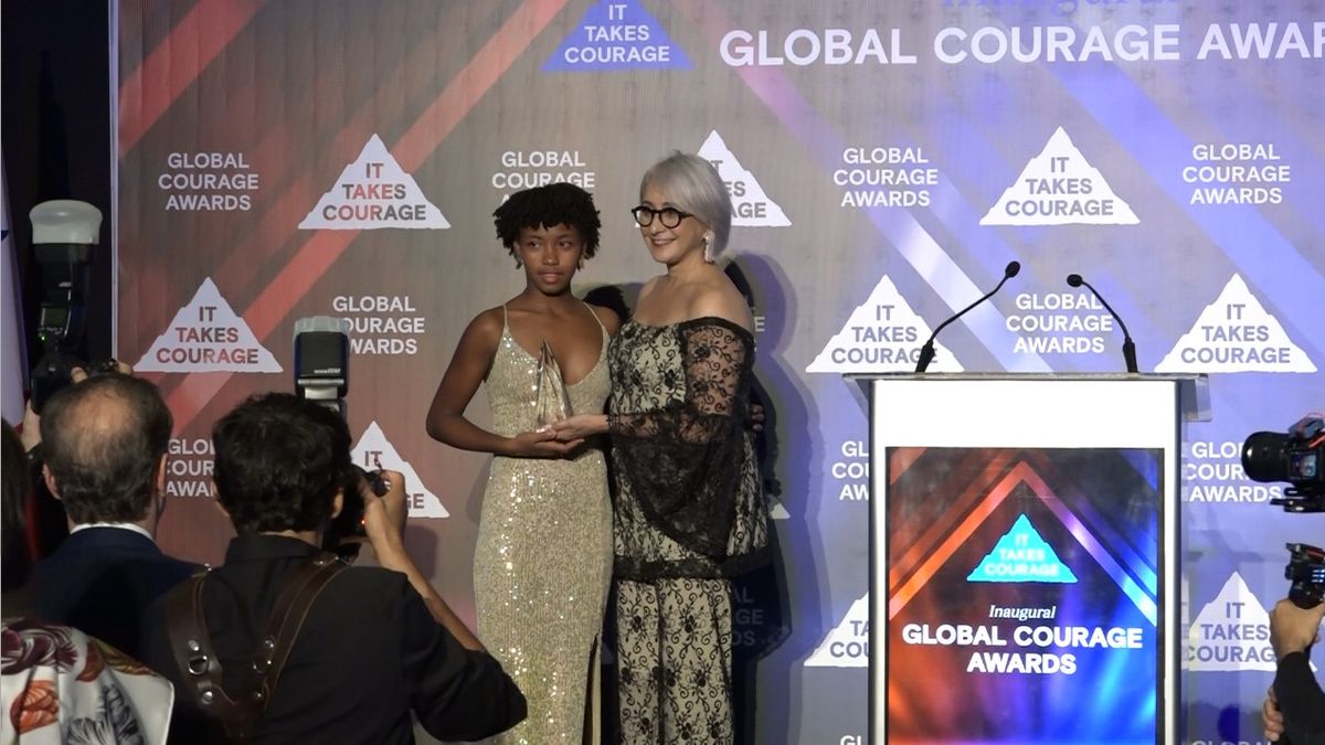 Mujeres latinoamericanas premiadas en los Global Courage Awards