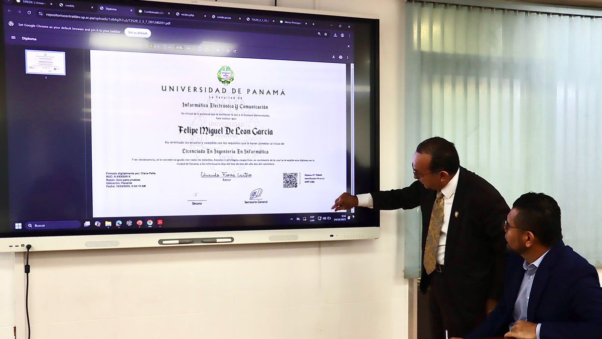 Universidad de Panamá emitirá diplomas electrónicos desde 2026 con ...