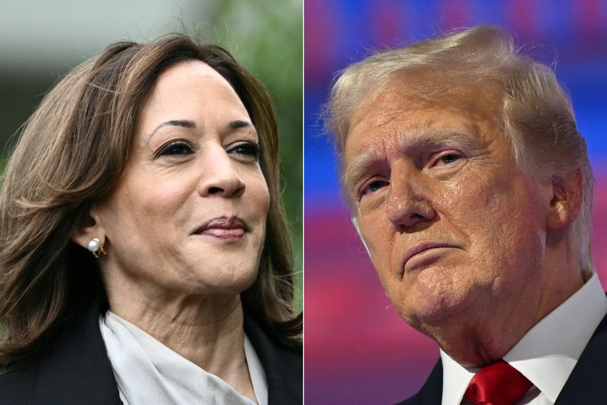 Kamala Harris y Donald Trump encaran la recta final en crucial elección ...